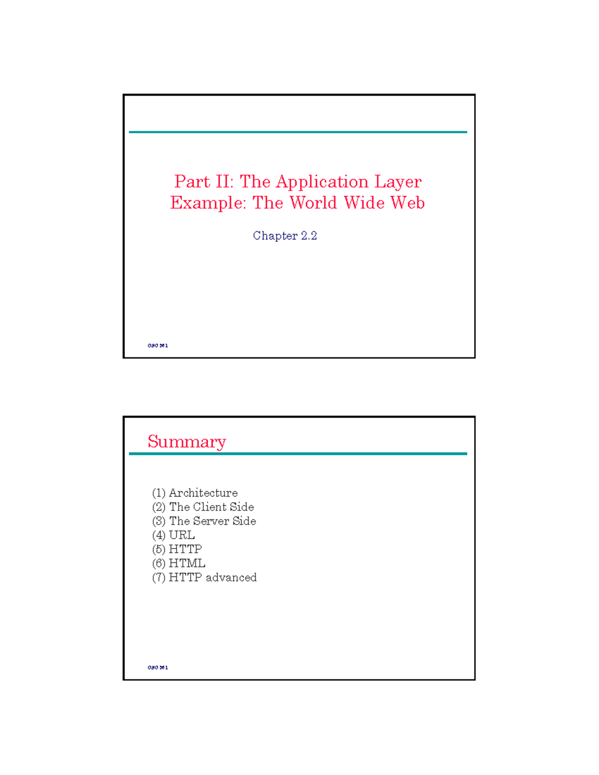 Application Layer Overview: The World Wide Web - CSC 361 Summary - Studocu