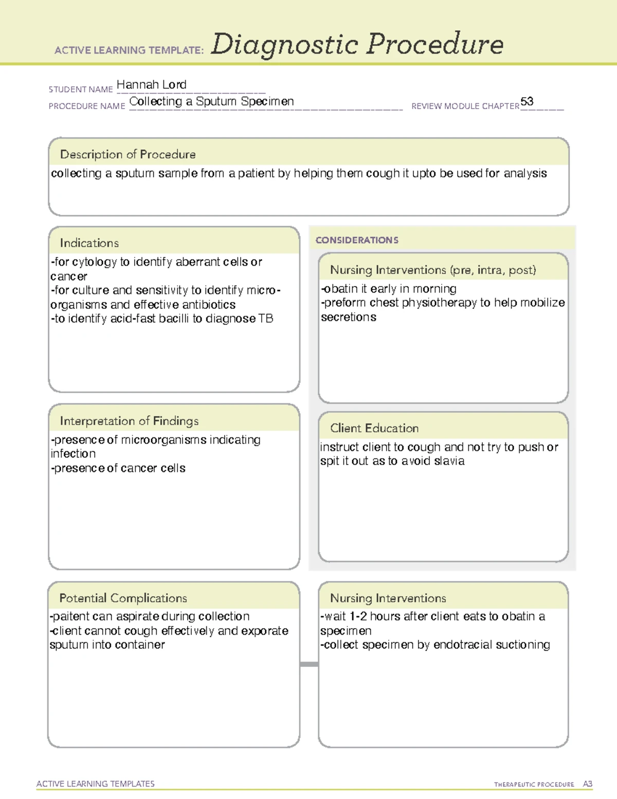 Caring for a Client Who is Immunocompromised - ACTIVE LEARNING ...