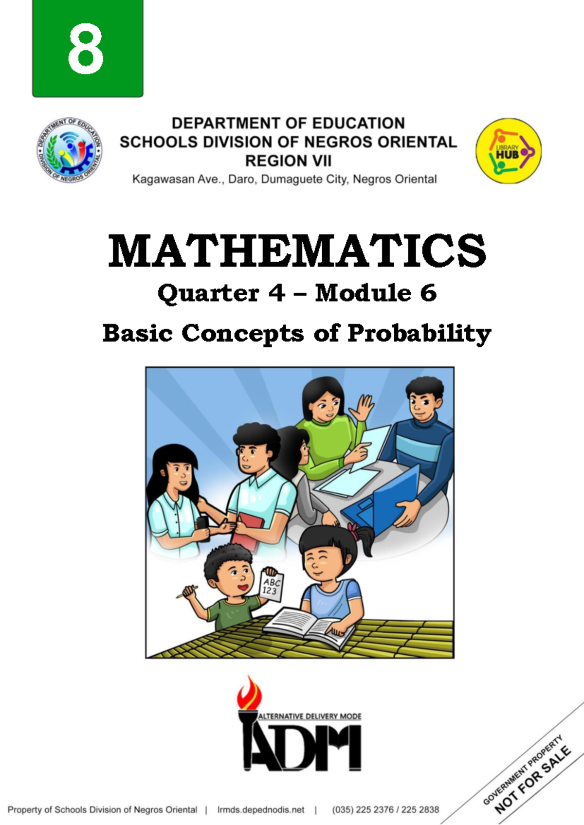 Math 8-Q4-Module-6: Exploring Basic Concepts of Probability - Studocu