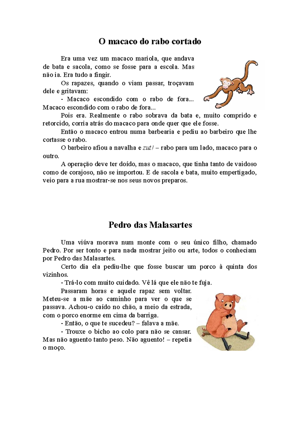o-macaco-do-rabo-cortado-contos-e-f-bulas-infantis-studocu
