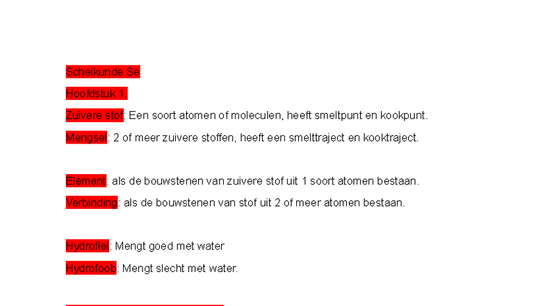 Scheikunde Hoofdstuk 1 en 2: Basisprincipes en Concepten - Studeersnel
