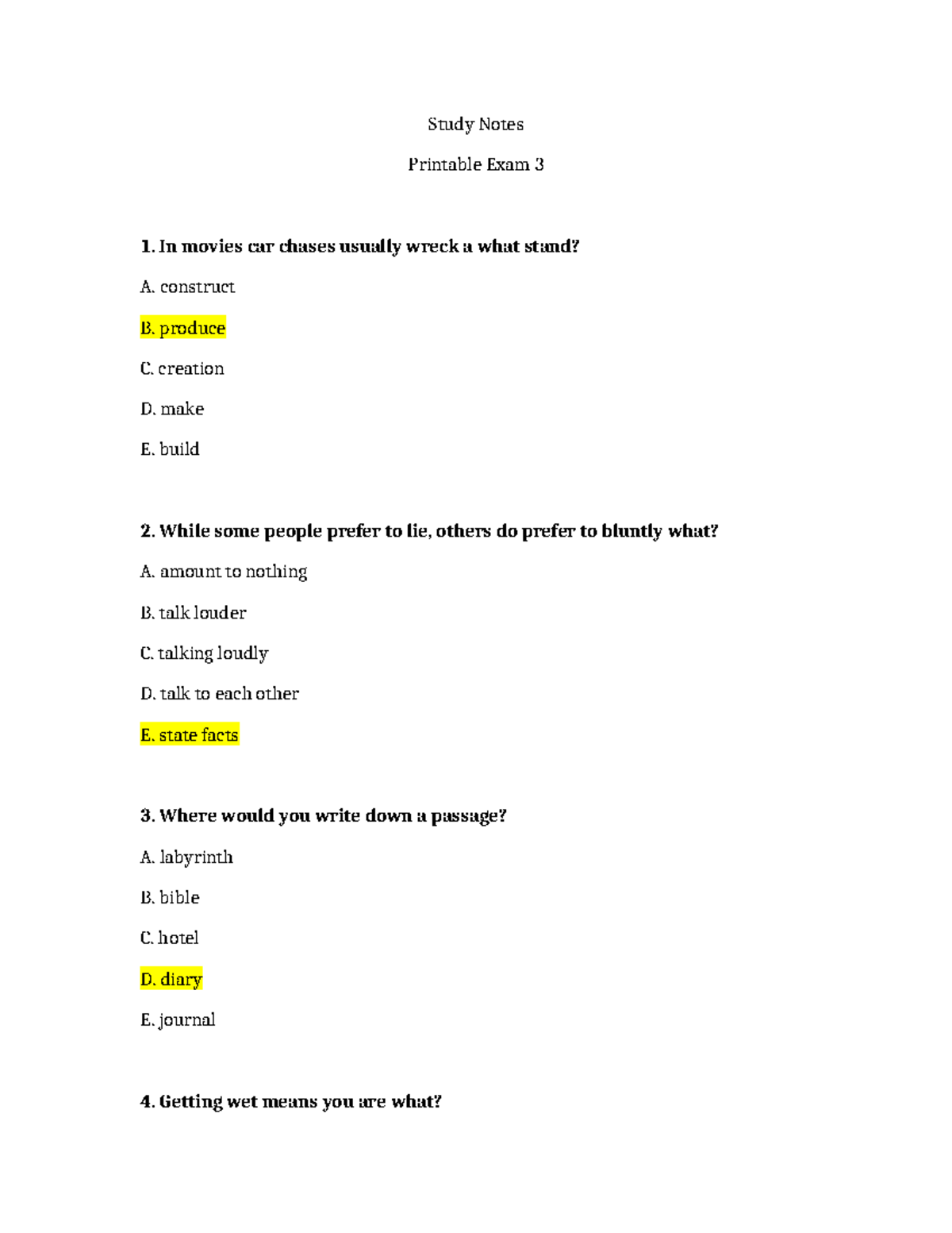 Quicksands dominule brontology - Study Notes Printable Exam 3 In movies ...