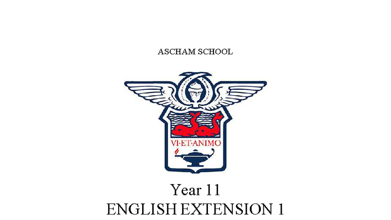 11EE1 2025 English Extension 1 Practice Exam Paper - Studocu