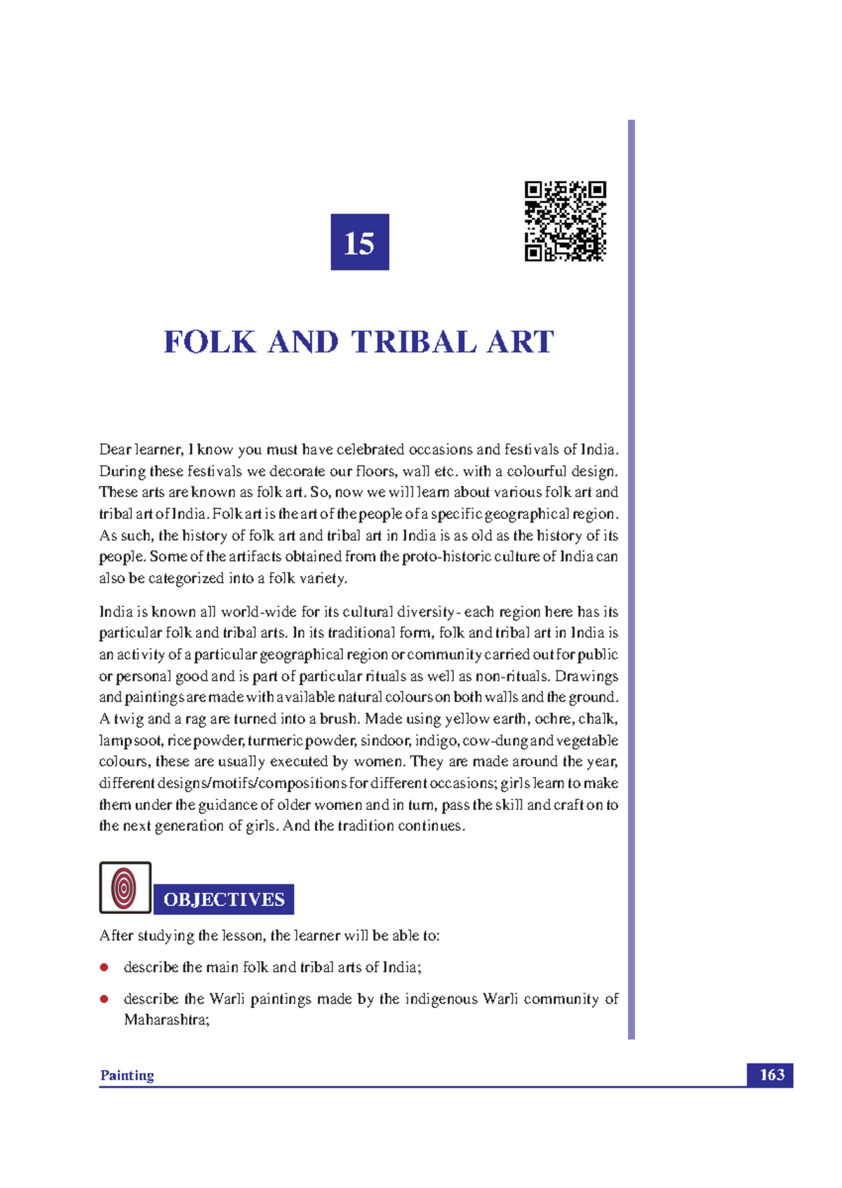 MODULE 4 FOLK AND TRIBAL ART: Insights into Pithora & Warli Paintings ...