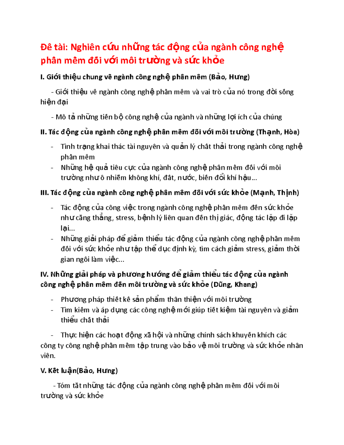 Thanh Hoa - sgdgfg - Đề tai: Nghiên c ưu nh ưng tac đ ông c ua nganh công ngh ê phần mềm đối v ...