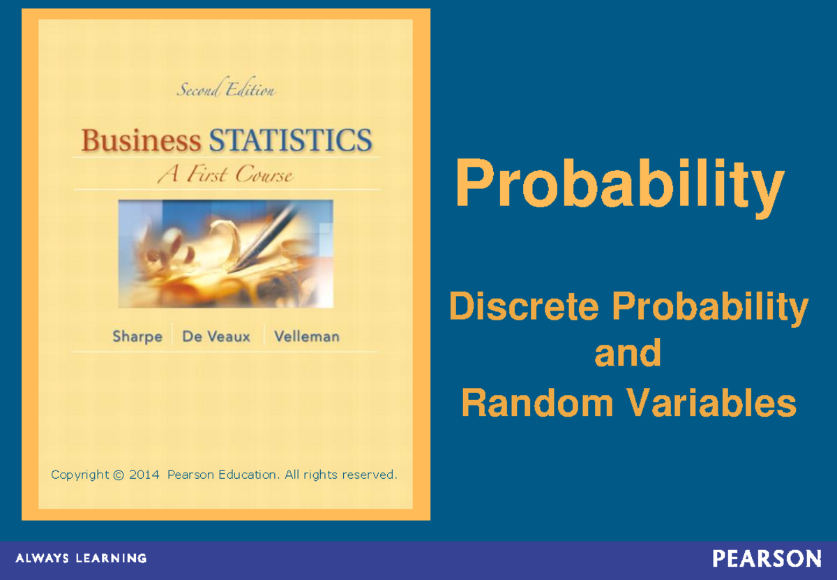 Discrete Probability and Random Variables: Binomial & Poisson - Studocu