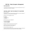 CMY1501 Practice materials - Unisa - Studocu