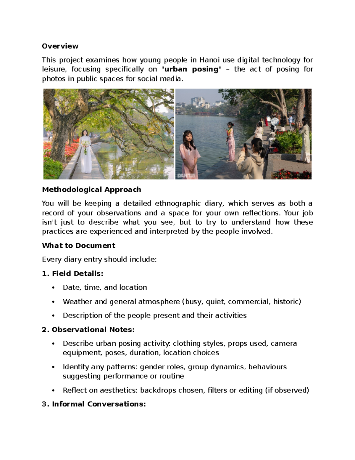 Ex2 Urban Posing: Ethnographic Diary on Youth & Digital Leisure - Studocu