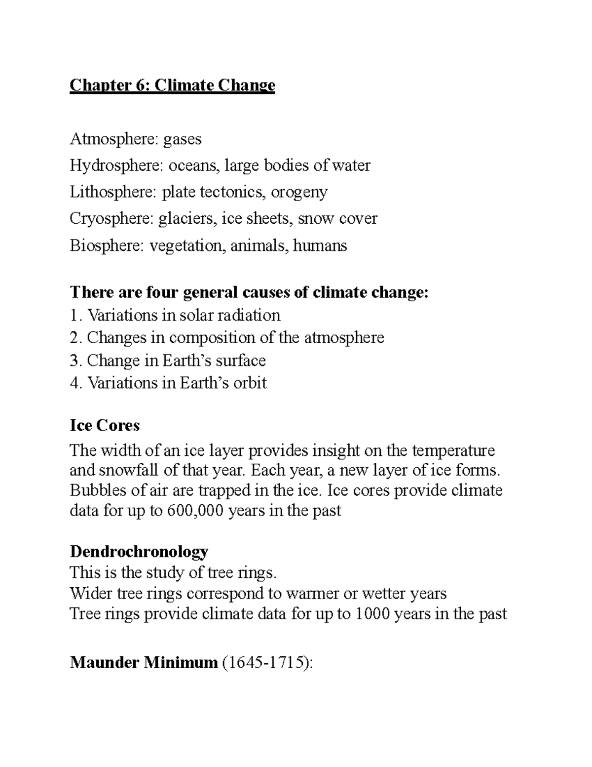 Geo 2152 Final Exam Notes: Climate Change, Earthquakes, and Volcanoes ...