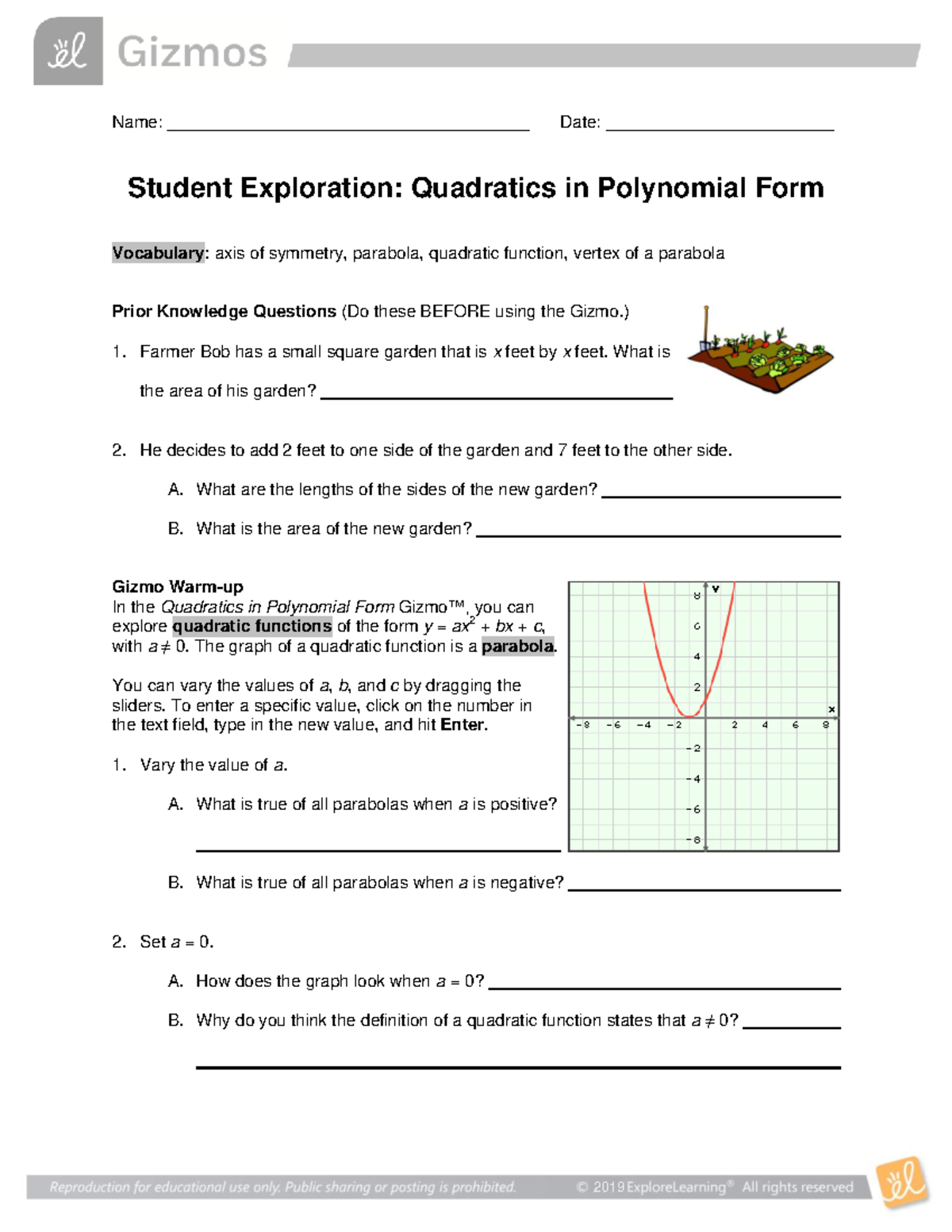 Exploring Quadratics in Polynomial Form - Math SE - Studocu