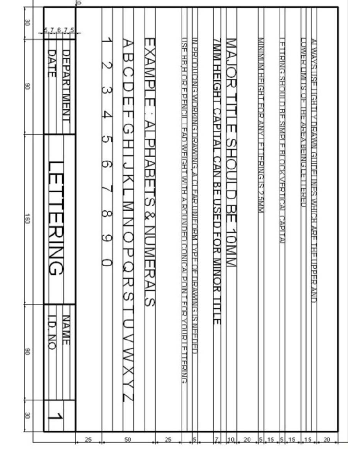 Guidelines 2 - Linear Assignment: Lettering Standards and Techniques ...