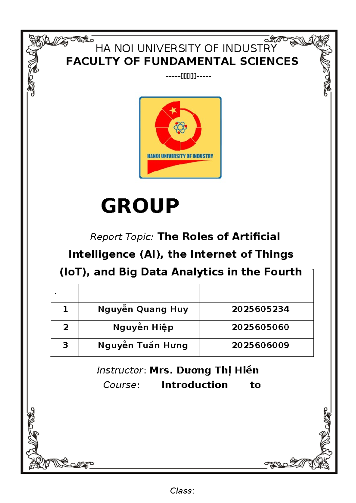 Introduction to Engineering: AI, IoT, and Big Data in Industry 4.0 ...