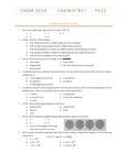 CHEM 1314 F2025 Exam 2 Study Guide: Key Concepts & Practice - Studocu