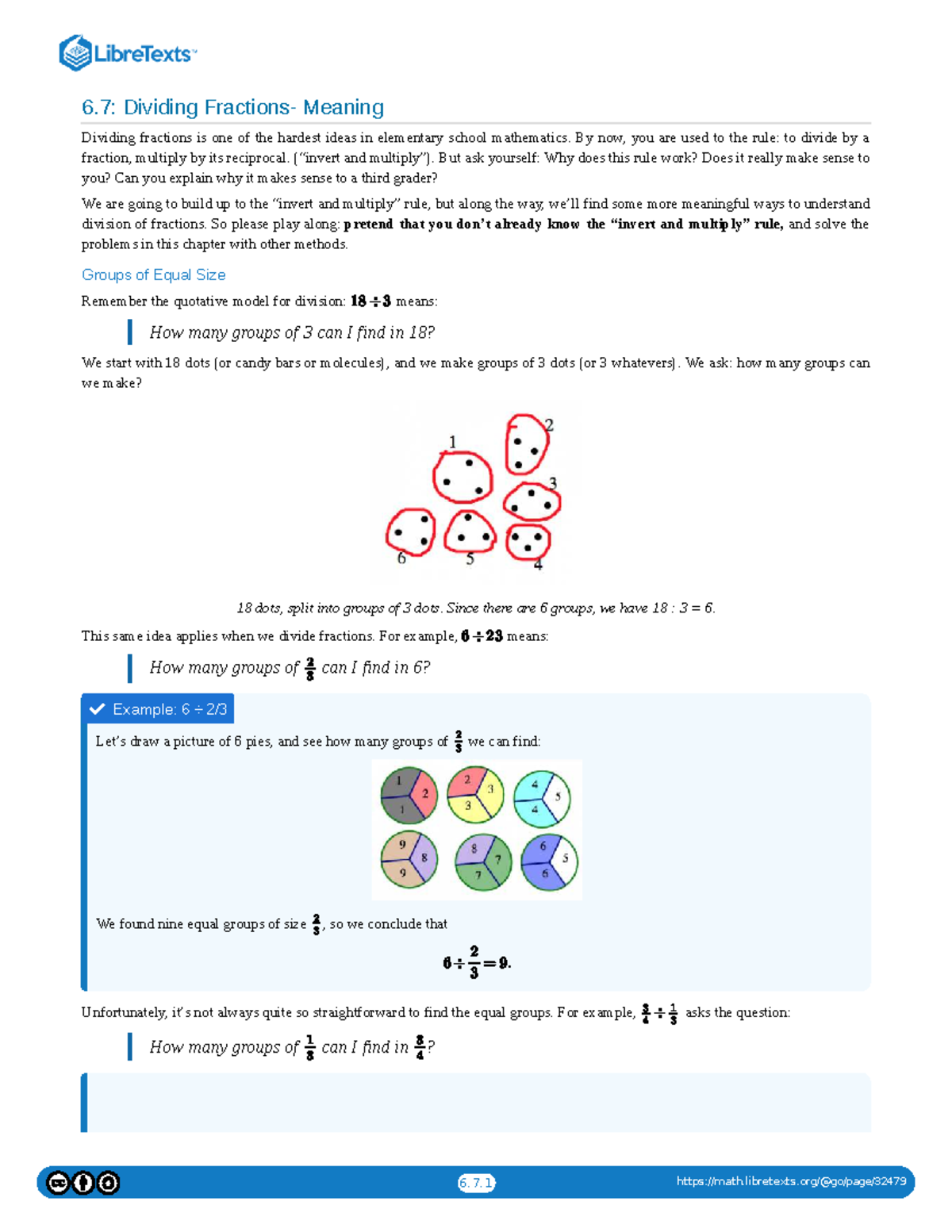 6.7 Dividing Fractions: Understanding the Concept - Studocu