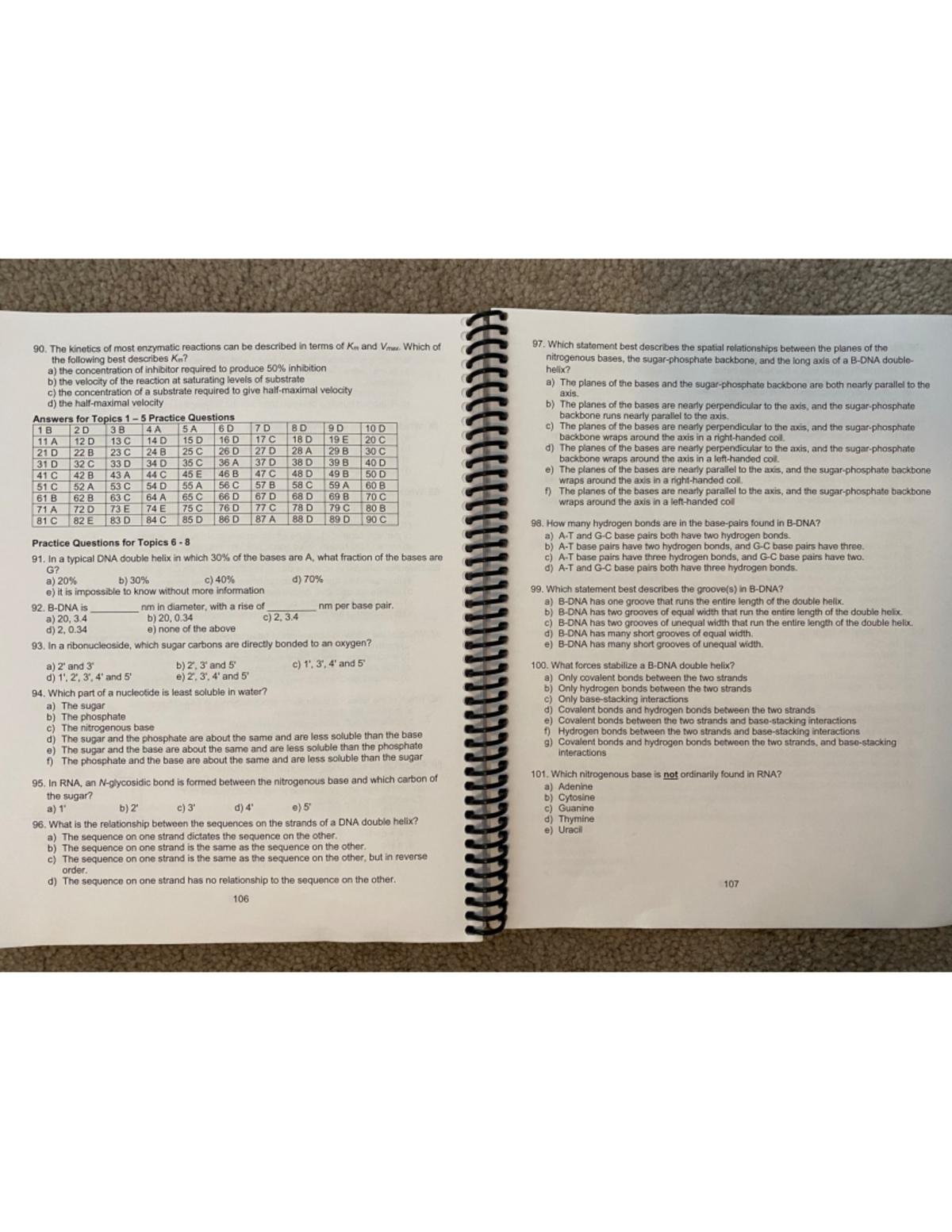 Biochem White book short - 90. The kinetics of most enzymatic reactions ...