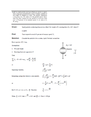 [Solved] Can you solve this and show all the steps - Introduction to Fluid Mechanics (MECE 3363 ...