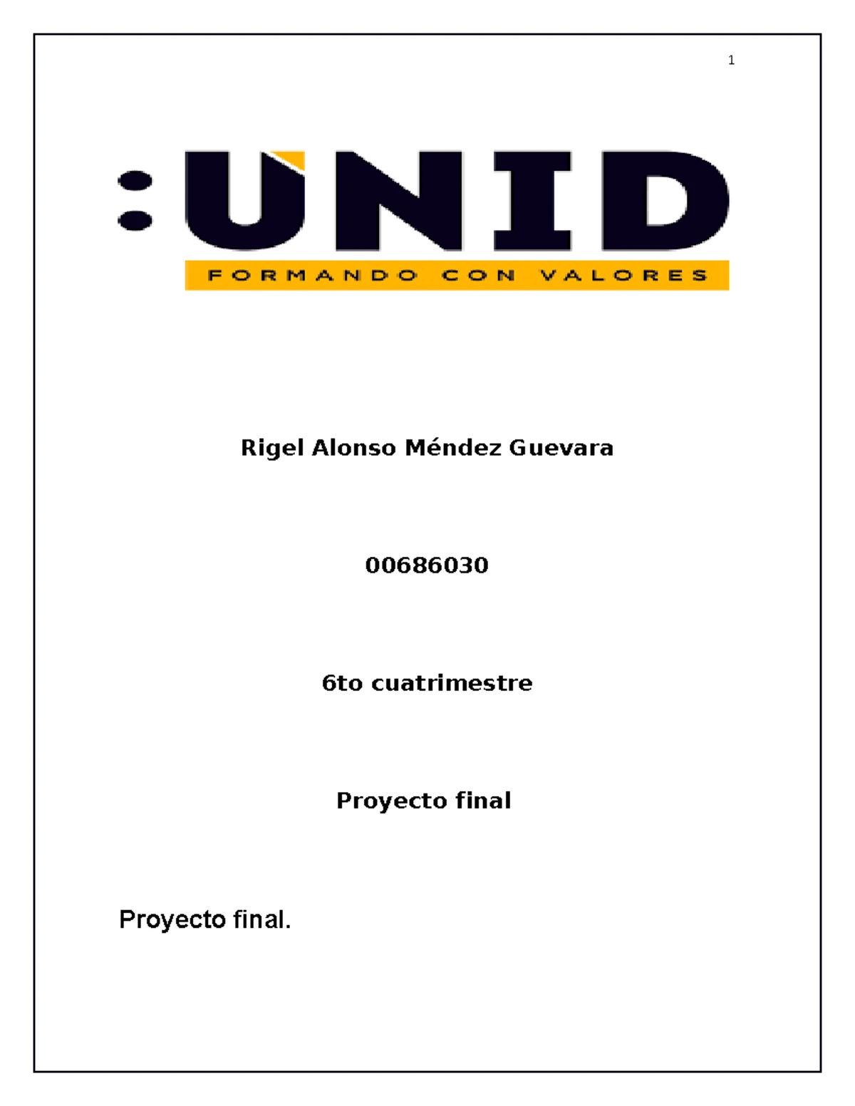 Proyecto Final Transformación - ID: 00263522 - Cuatrimestre 2023 - Studocu