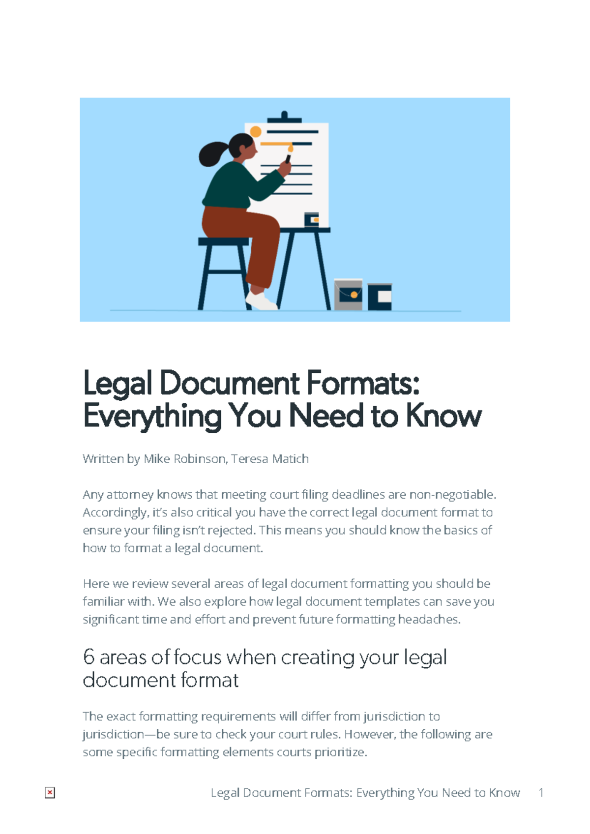 Legal Document Formats: Essential Guidelines for Attorneys - Studocu