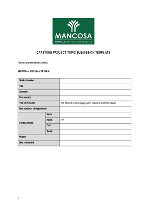 [Solved] examine two ways that technology advancements can make it easier - Capstone Project ...