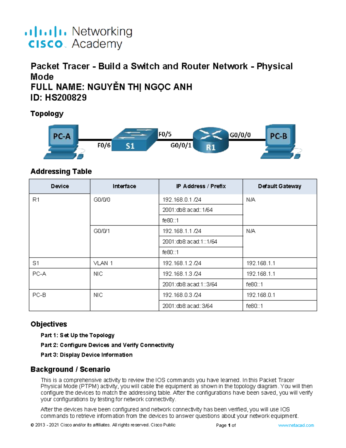 Packet Tracer 10 - Build a Switch & Router Network (Physical Mode ...
