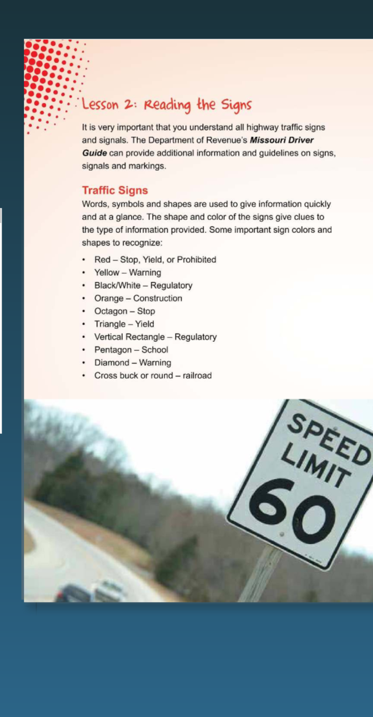 Road Wise Parent Teen Safe Driving Guide - Missouri Department 2 ...