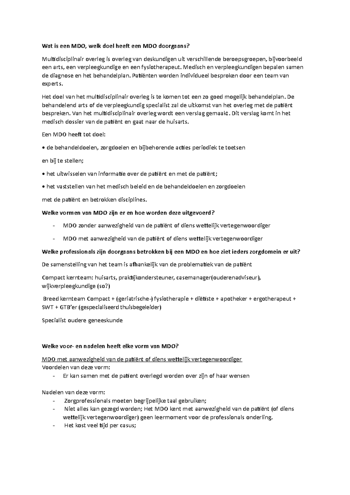 MDO Informatie: Doel, Vormen en Succesfactoren van Multidisciplinair ...