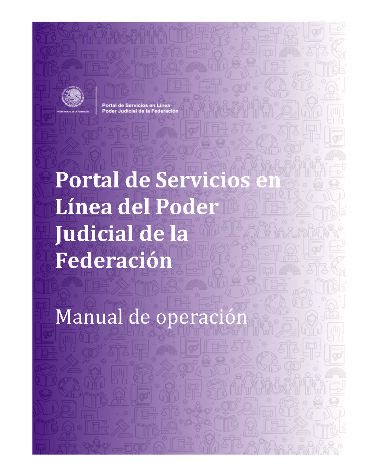 Guía Rápida: Portal de Servicios en Línea del PJF VF - Studocu