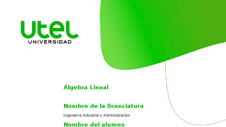 Act5: Producto Interno en Álgebra Lineal - Ingeniería Industrial - Studocu