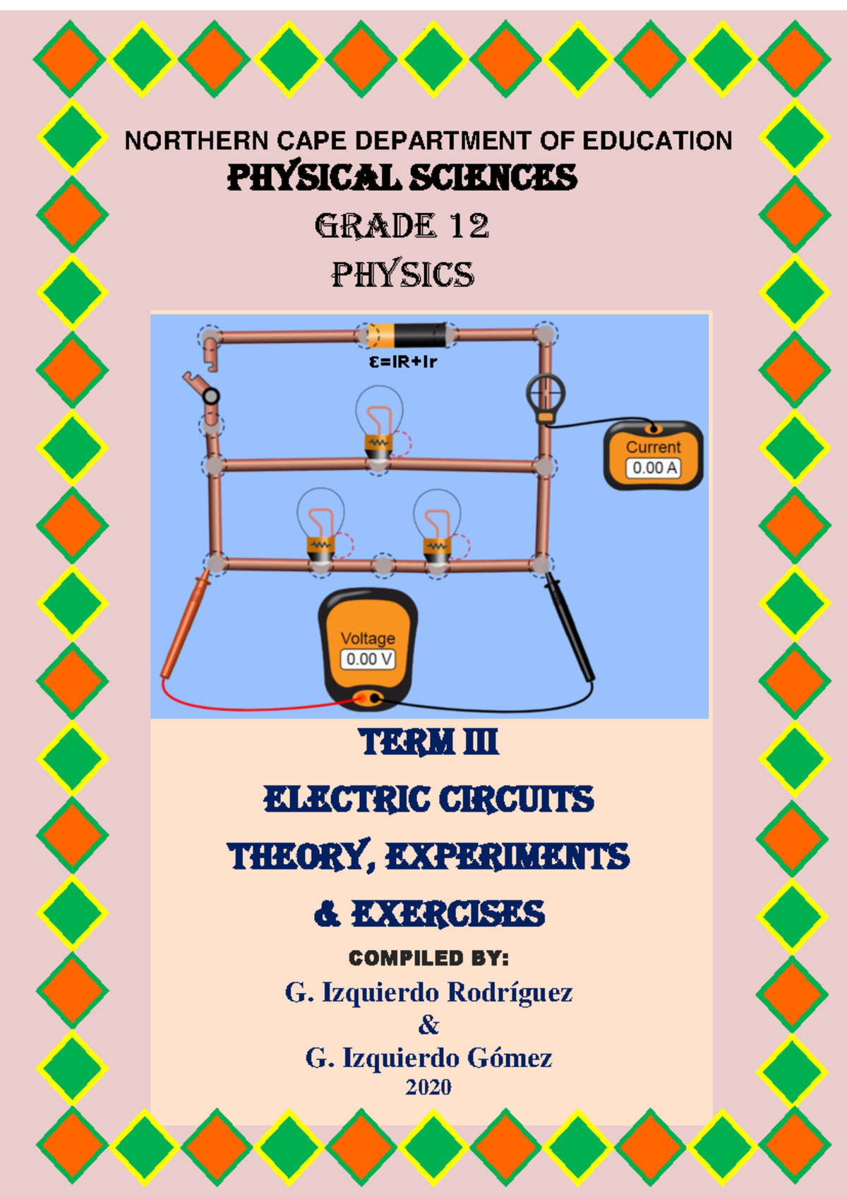 G12 Physical Sciences: Electric Circuits Theory & Exercises 2020 - Studocu