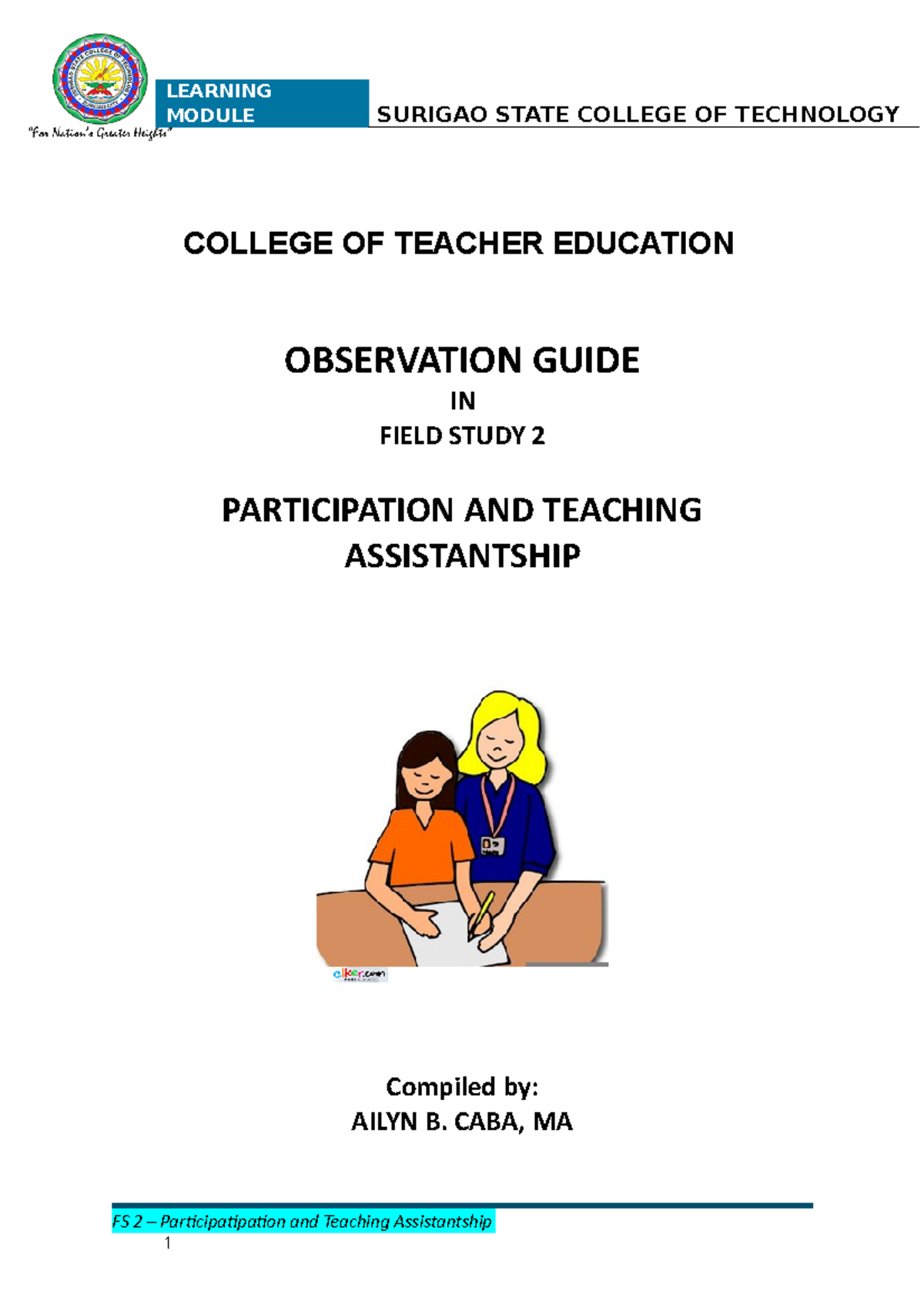 FS 2 - Observation Guide and Action Research Insights (Episodes 1-12 ...