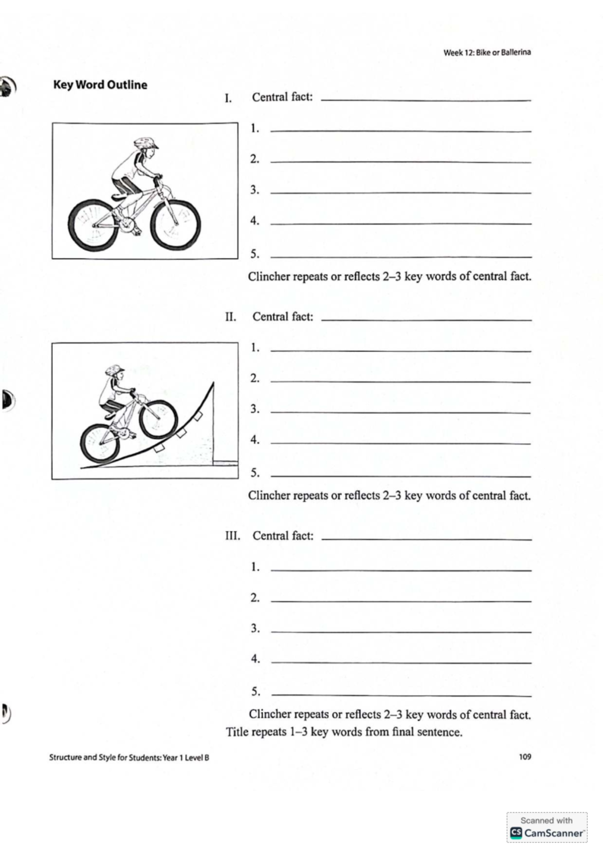 Week 12: IEW Writing Prompts Key Word Outline - Studocu