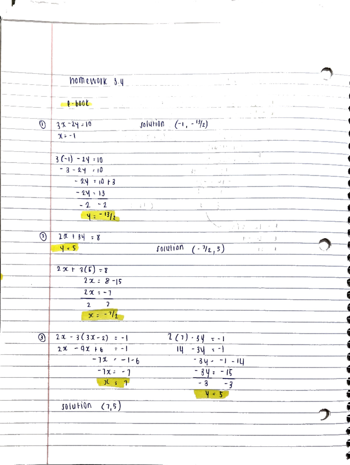 Homework 3 - 3.4 - homework 3 l book 1 solution X 1 3 24 10 13 4 1312 2 ...