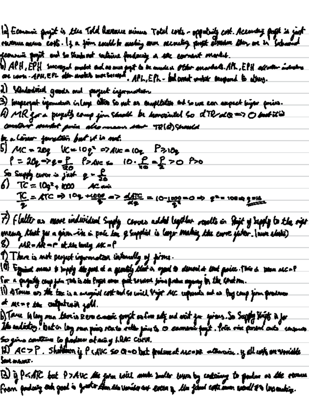 Tutorial Sheet Week 3 - Tut work week 3 - (a) Economic projet is the ...