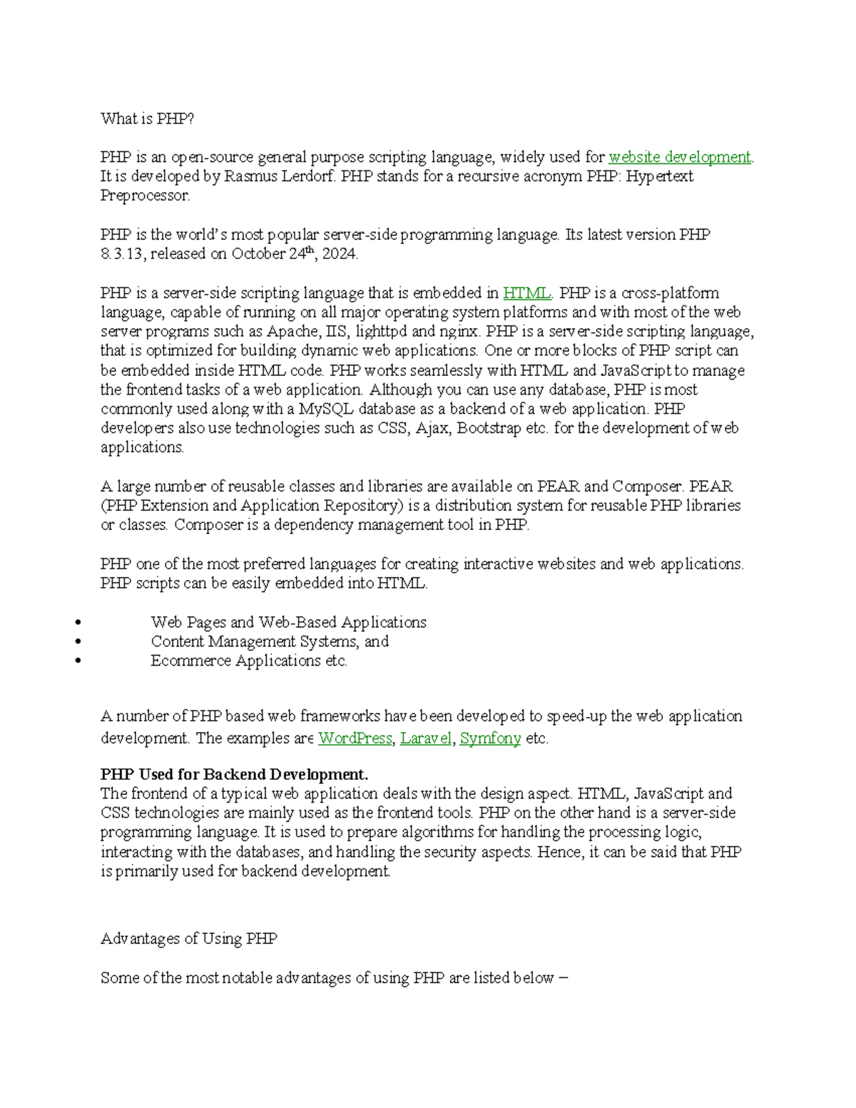 What is PHP - We’ve trained a model called ChatGPT which interacts in a conversational way ...