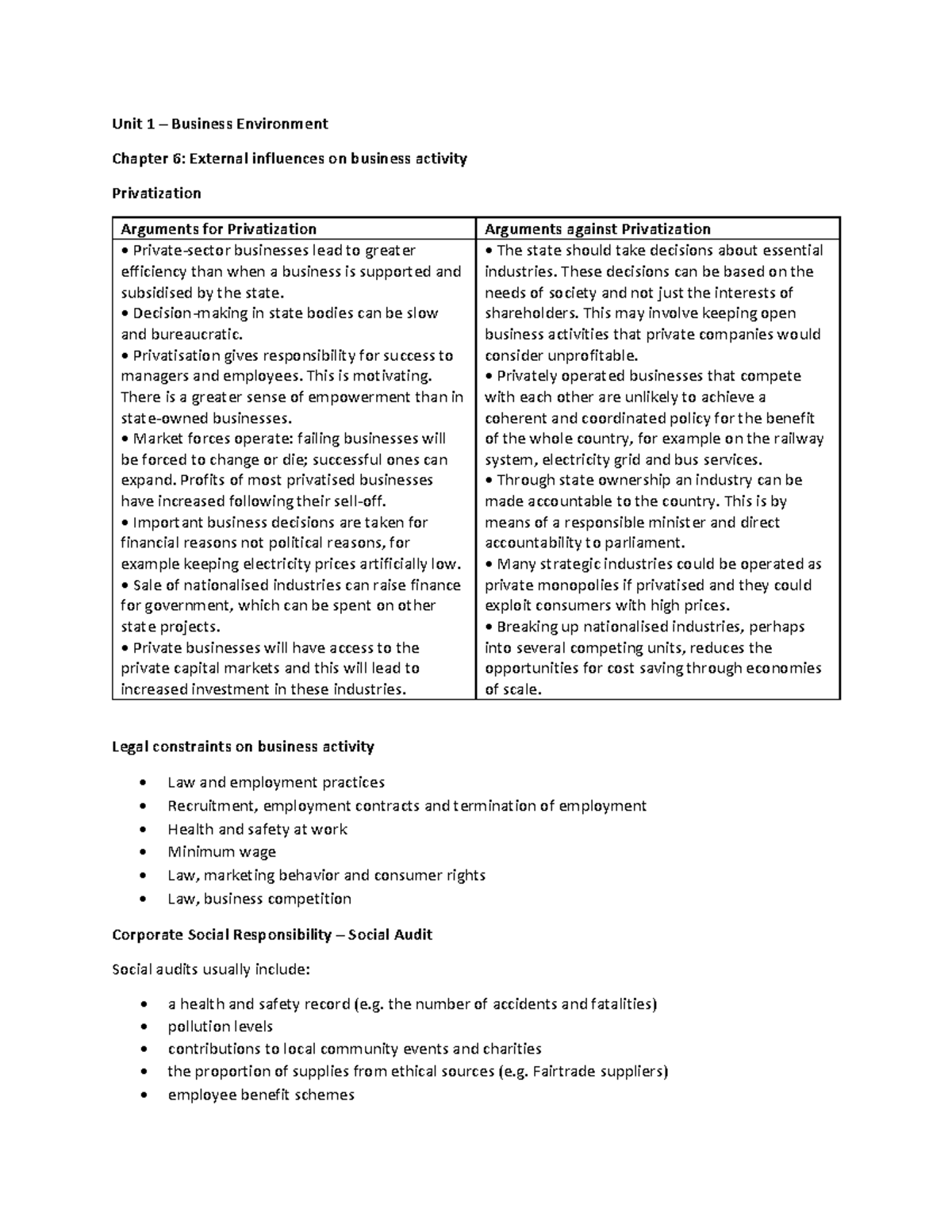 A2 - Business Environment & Strategy Booklet 2: Units 1 & 3 Insights ...
