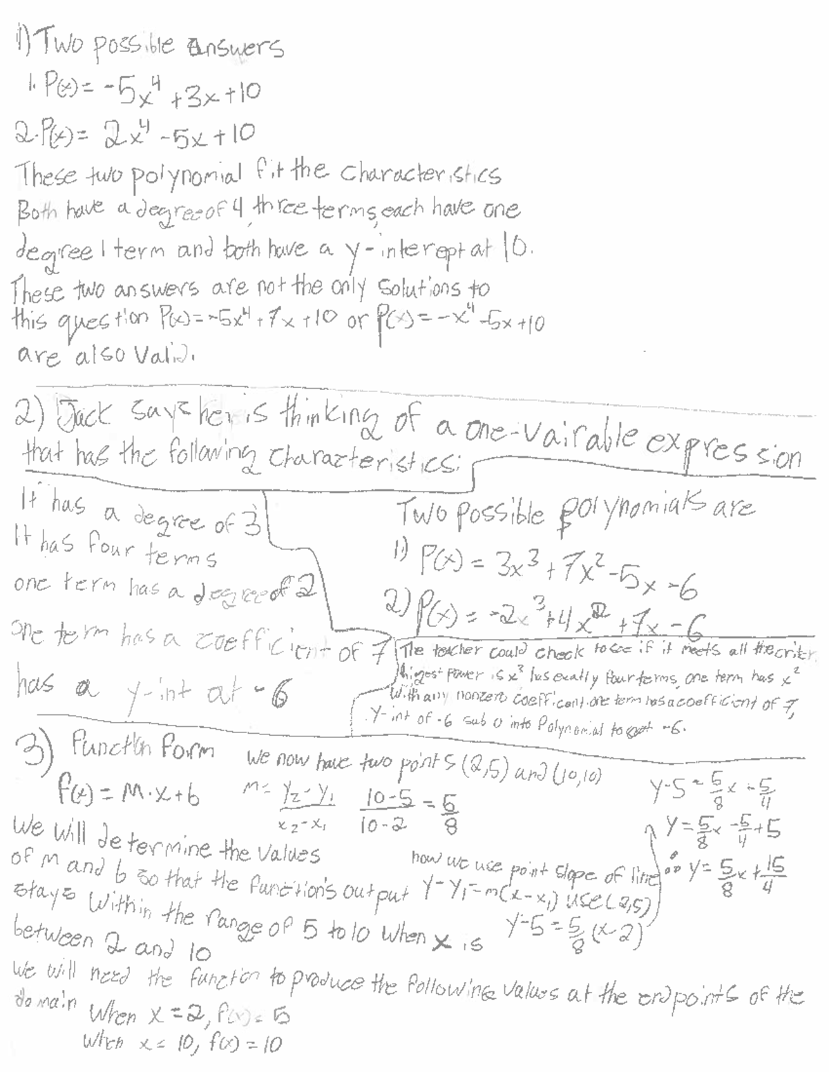 Unit 1 Book Report: Exploring Polynomial Characteristics and Functions ...