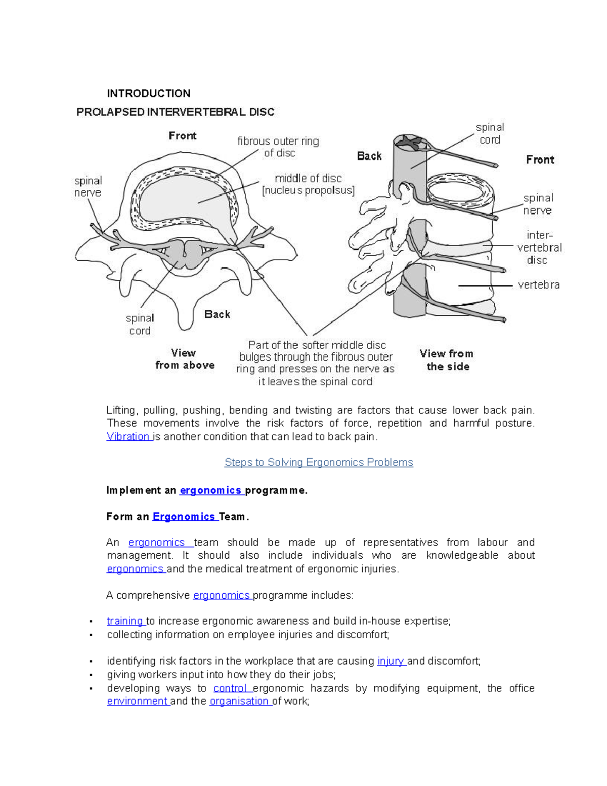 Safety Health 48 - Ergonomics: Preventing Injuries from Lifting and ...