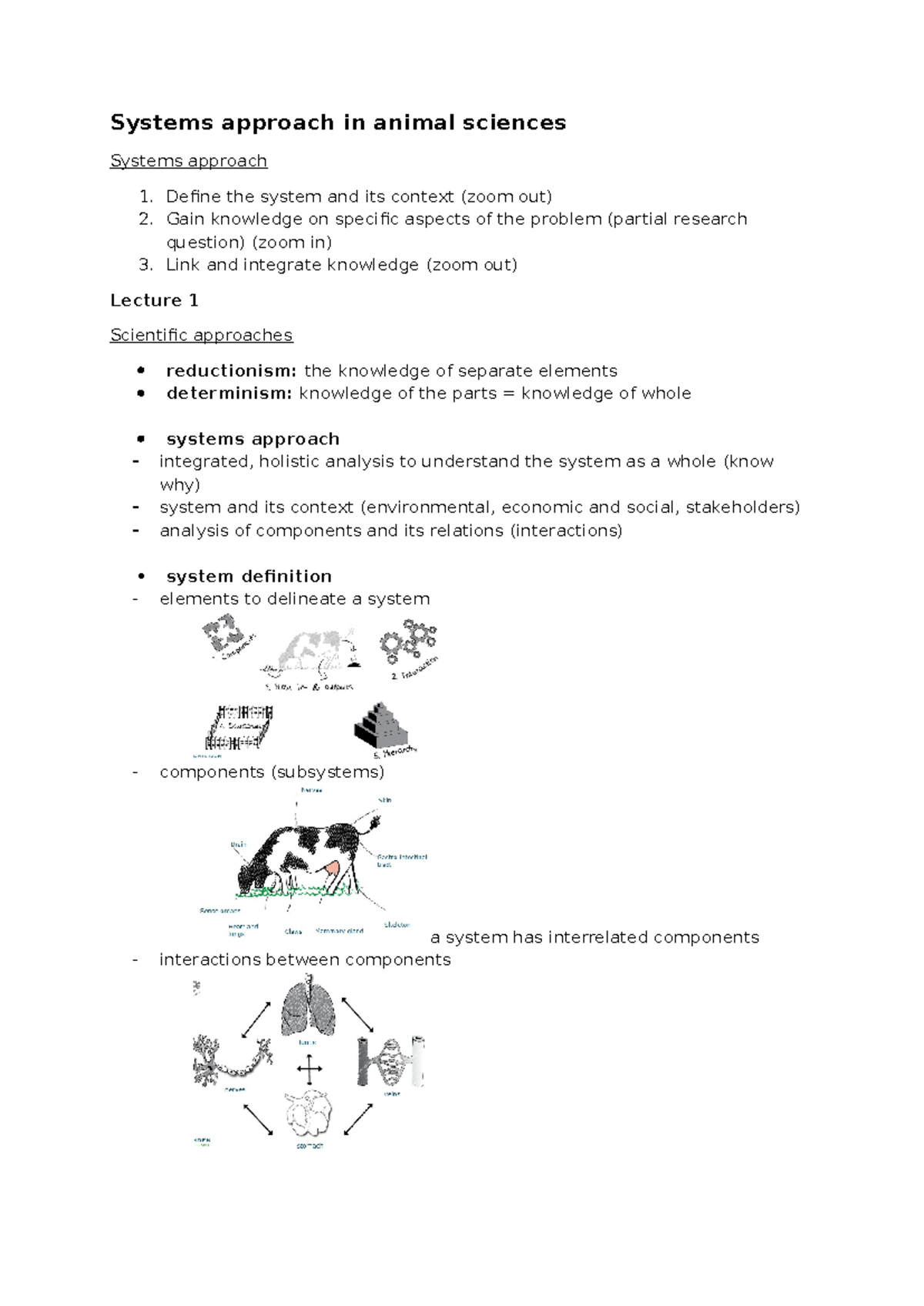 Systems Approach in Animal Sciences: Understanding Complex Interactions ...