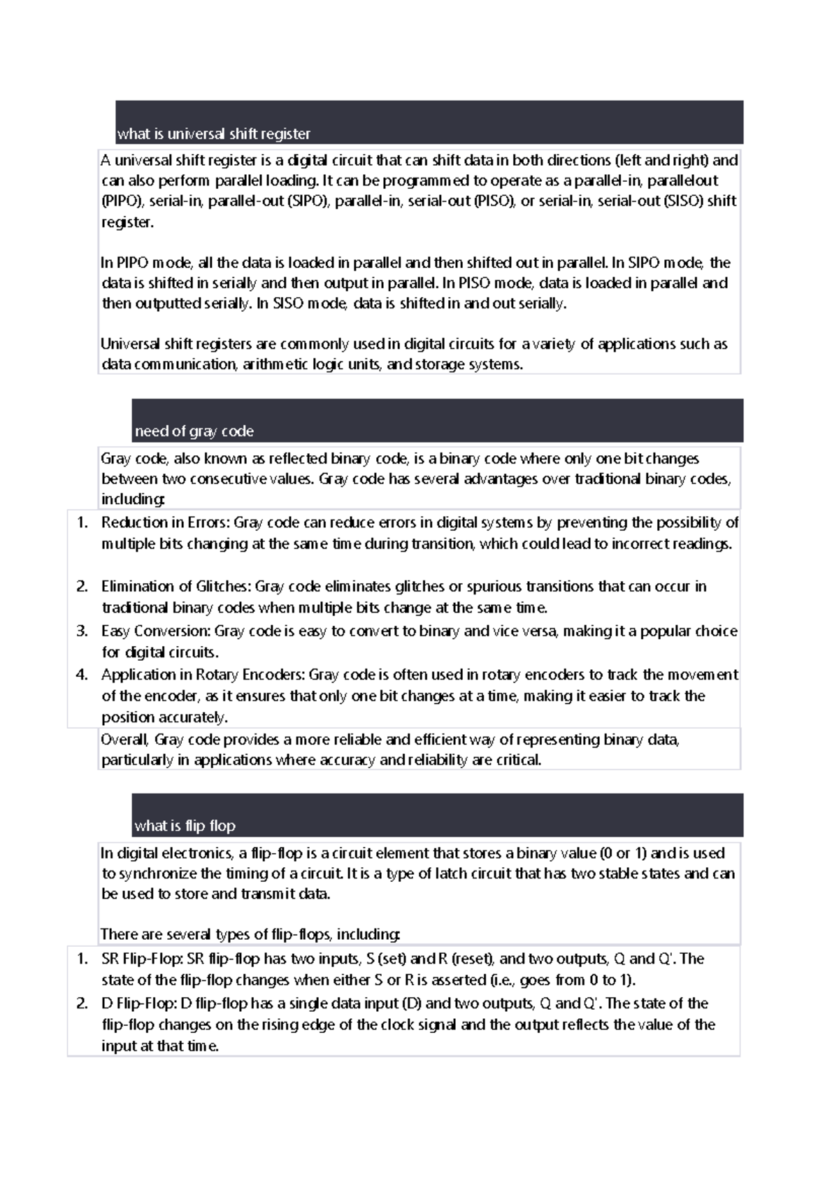 Viva - what is universal shift register A universal shift register is a ...