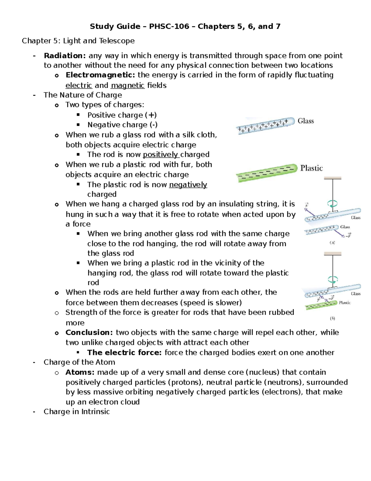 Title: Study Guide – PHSC-106: The Sun, Light, and Electromagnetic Waves - Study Guide – PHSC ...
