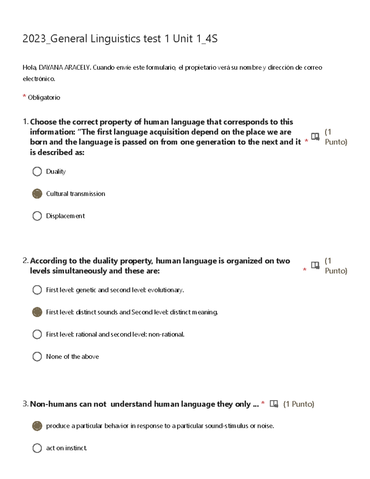 General Linguistics Test 1: Unit 1 Overview - 2023 4S - Studocu