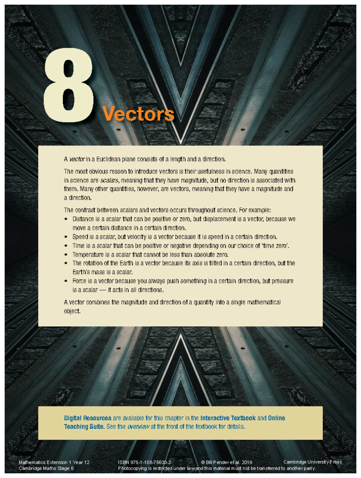 Chapter 8: Vectors - Cambridge Mathematics Extension 1 Year 12 Text ...