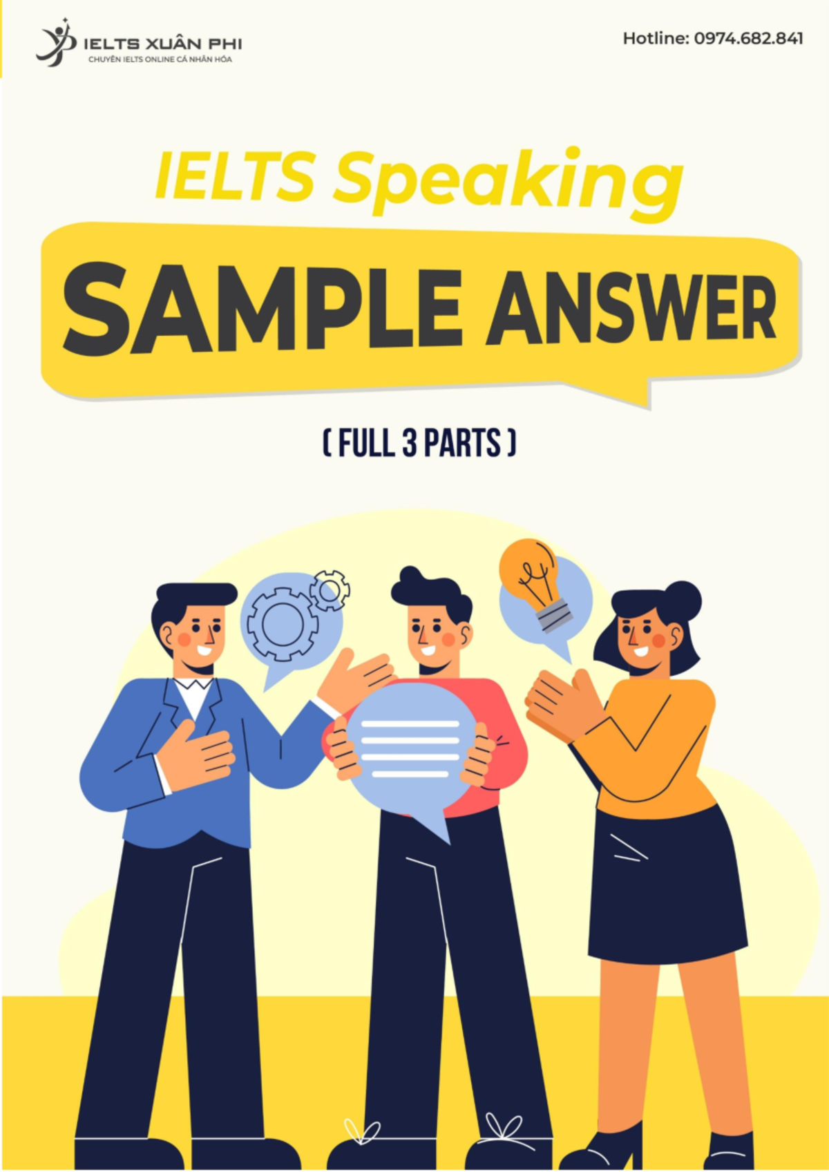Ielts Speaking Sample Answers (FULL 3 Parts) - Table of Contents HƯỚNG ...