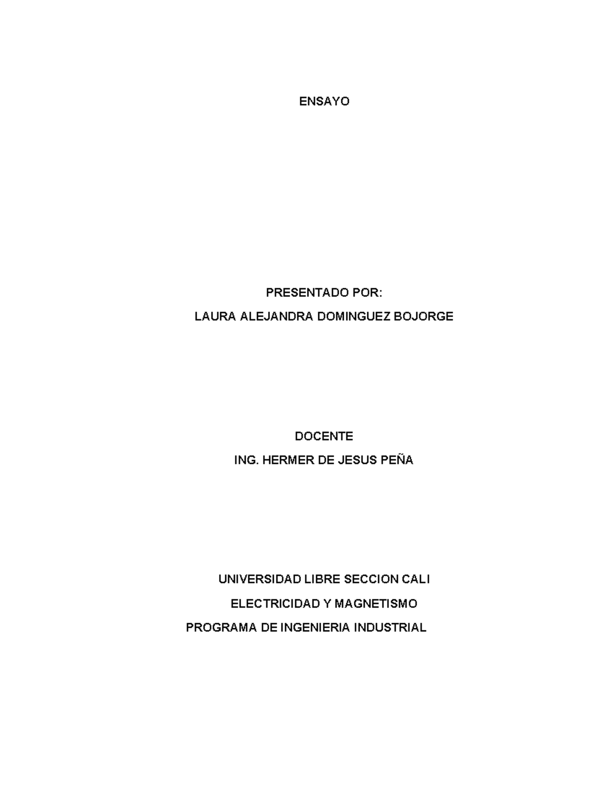 Ensayo - doc - sistema de produccion de cerdos - ENSAYO PRESENTADO POR: LAURA ALEJANDRA ...