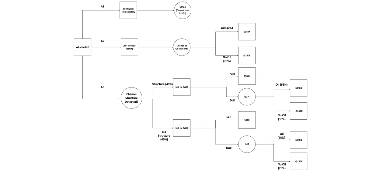 ESLSCA MBA QDA Assignment 1: Decision Tree Analysis of Wildcatter Case ...