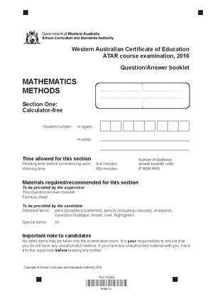 2023 Kilbaha Methods Exam 2 solutions - 2023 VCE Mathematical Methods ...