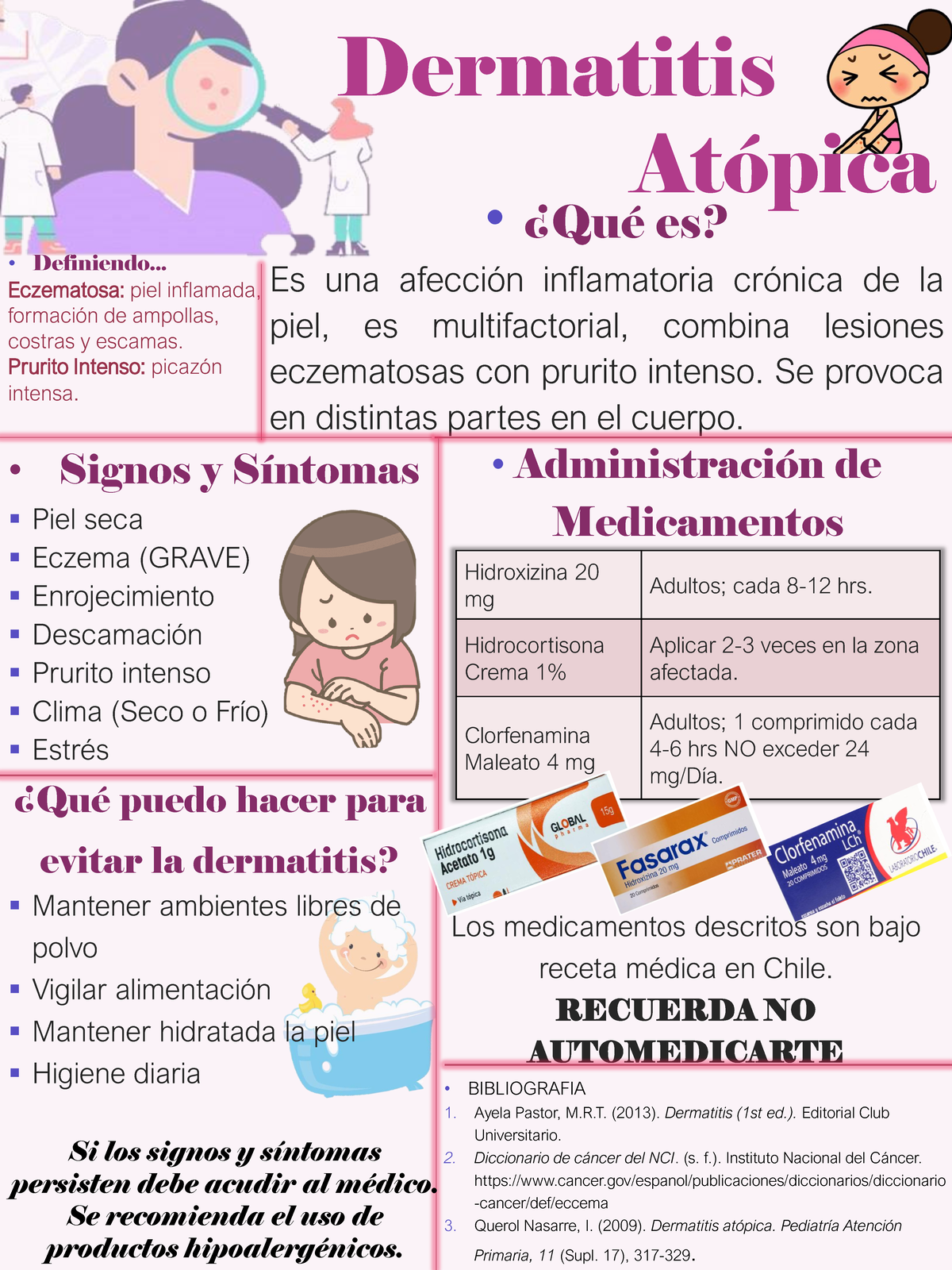 Infografia OF. Paciente - Dermatitis Atópica • ¿Qué es? Es una afección ...