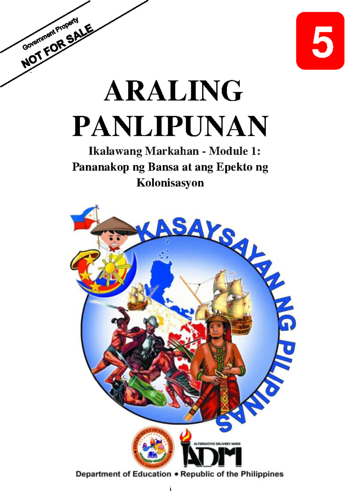 AP 5 Q2 M1 Kolonisasyon at Epekto nito sa Kasaysayan ng Bansa - Studocu