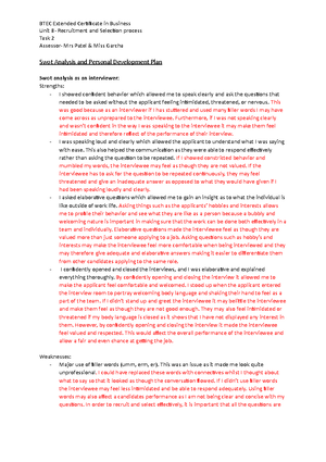 MOCK 2 - UNIT 2 copy - Unit 2 - Developing a Marketing campaign example mock - Unit 2 ...