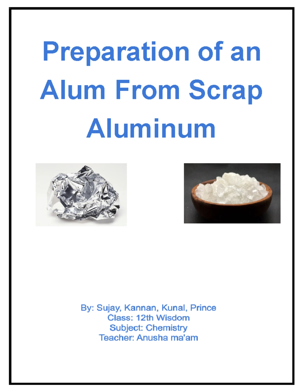 Expt 2: Preparing Mixtures and Compounds with Iron and Sulphur - Studocu